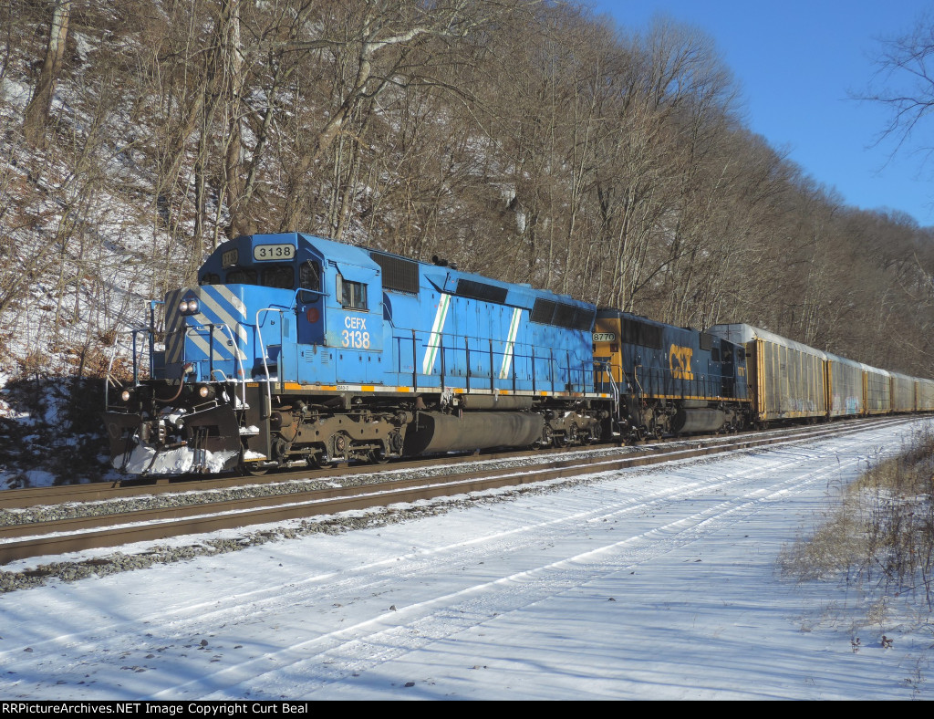 CEFX 3138 and CSX 8770
